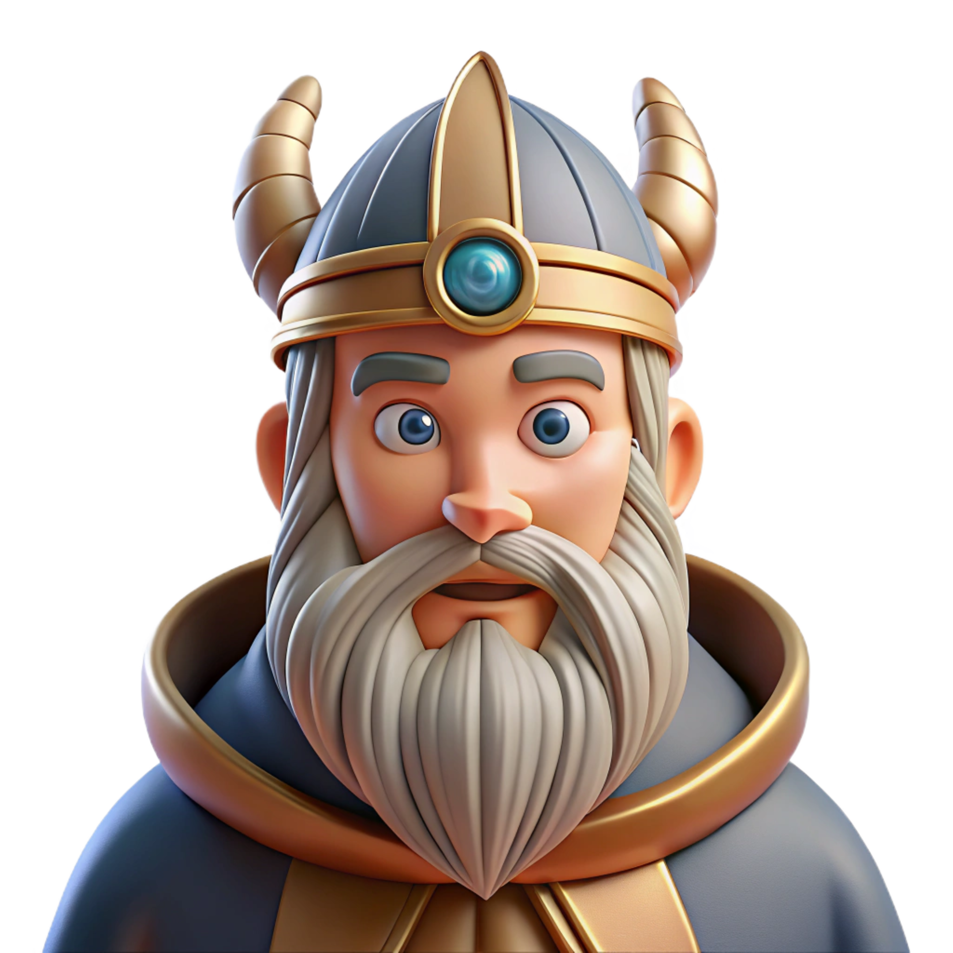 hypnotic distinguished Odin, Norse god of wisdom, one-eyed, NO BACKGROUND with Transparent ...