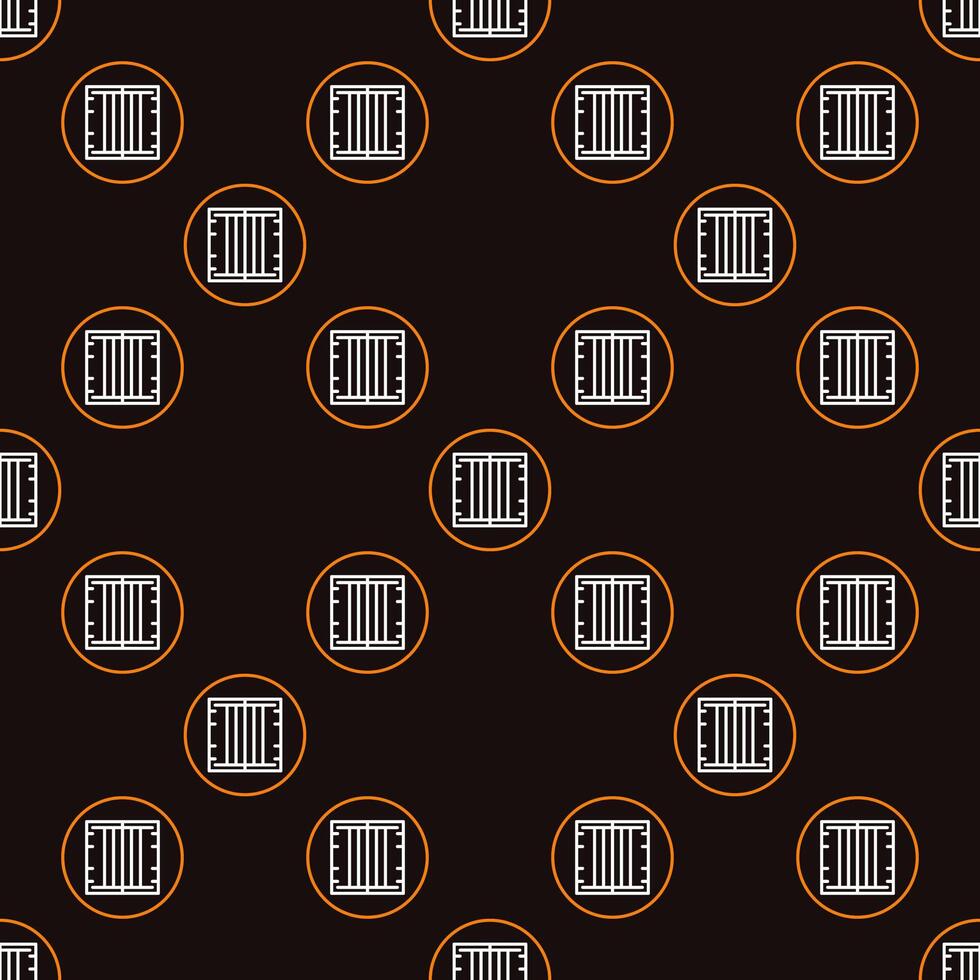 Circle With Shipping Container Seamless Pattern Or Cargo Background