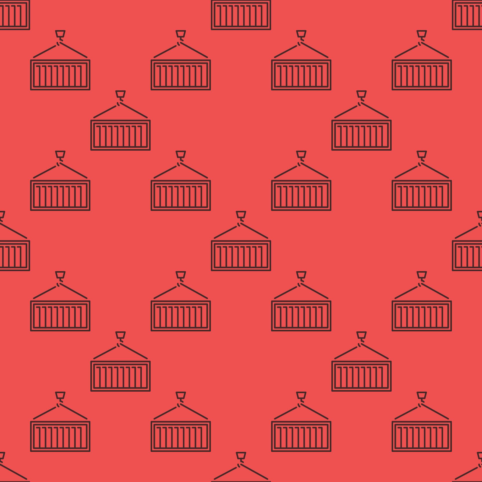 Outline Shipping Container Seamless Pattern Logistics Background 60182442 Vector Art At Vecteezy