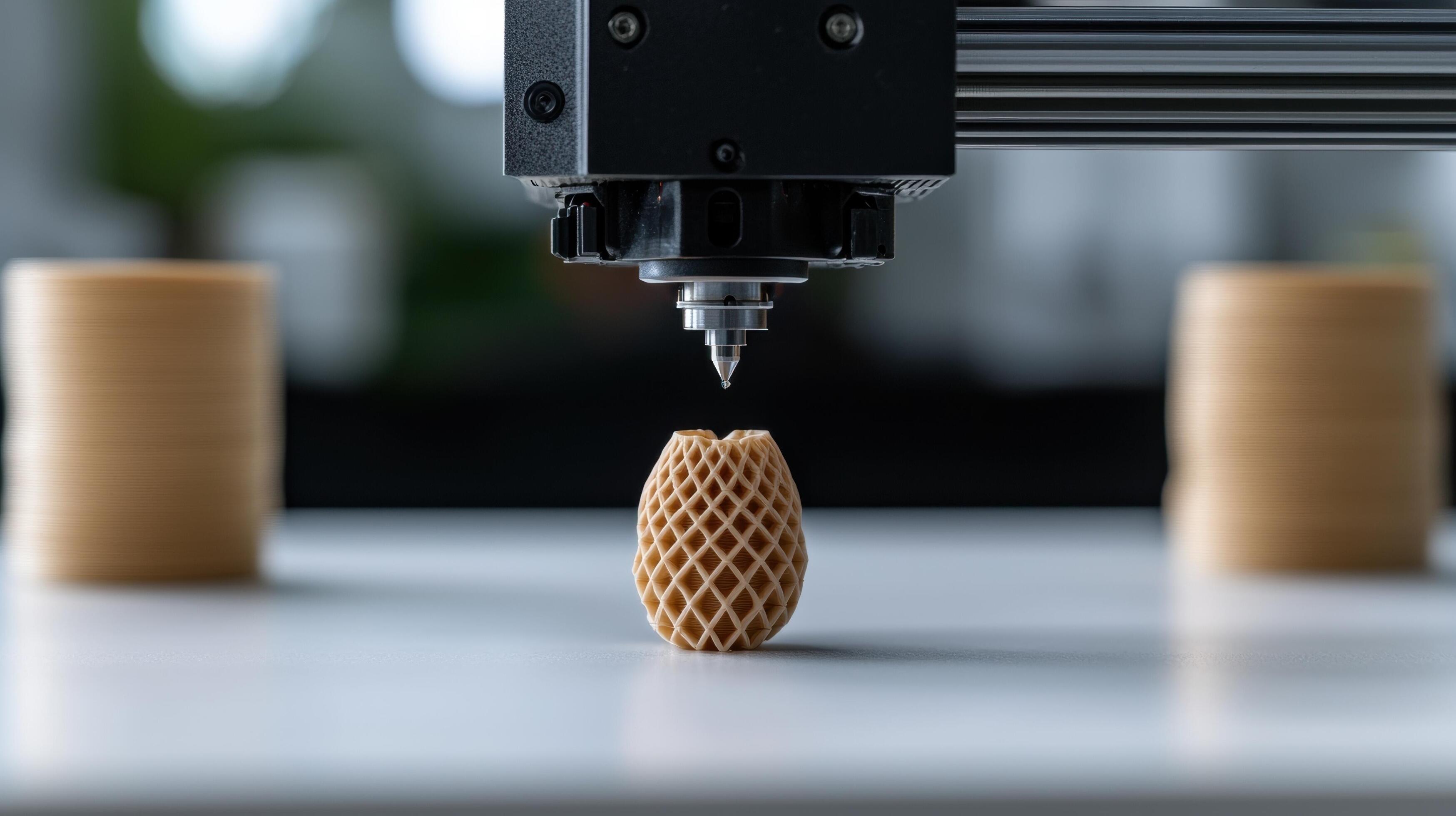 3D printer creating a lattice structure object 60214473 Stock Photo at ...