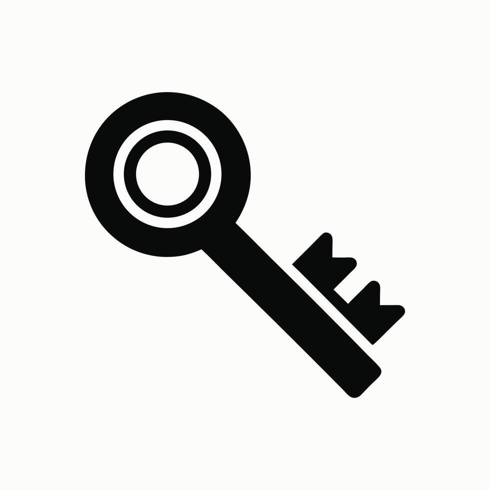 Key Silhouette Symbolizing Security Access And Unlocking 60244787 Vector Art At Vecteezy