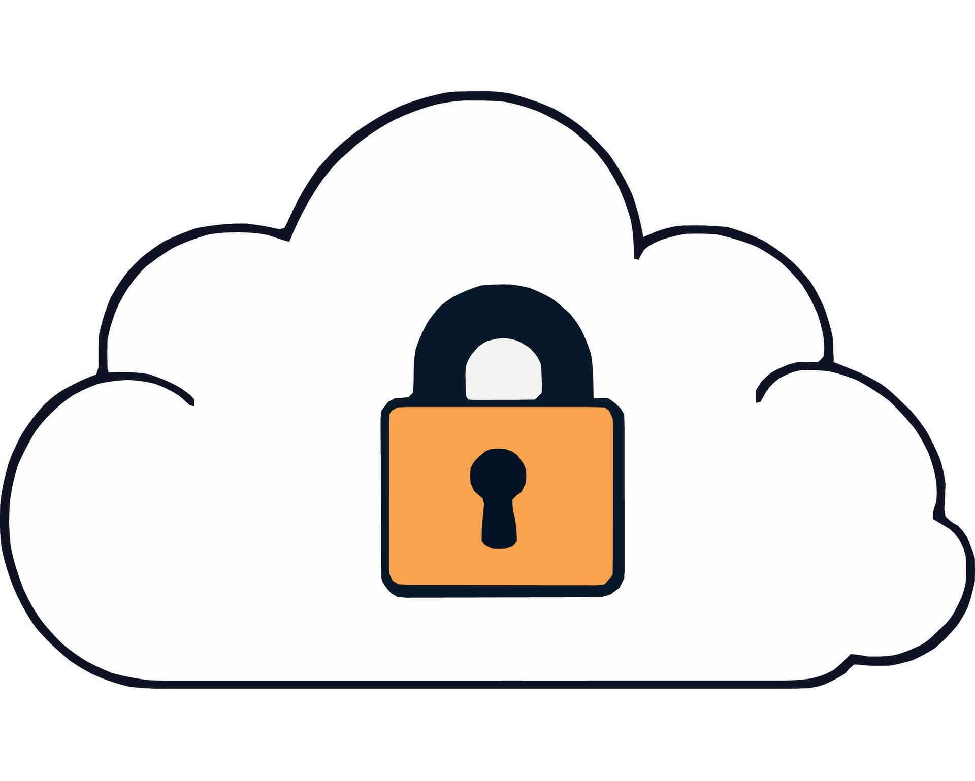 Cloud Security Data Privacy Protection System 60256698 Vector Art At Vecteezy
