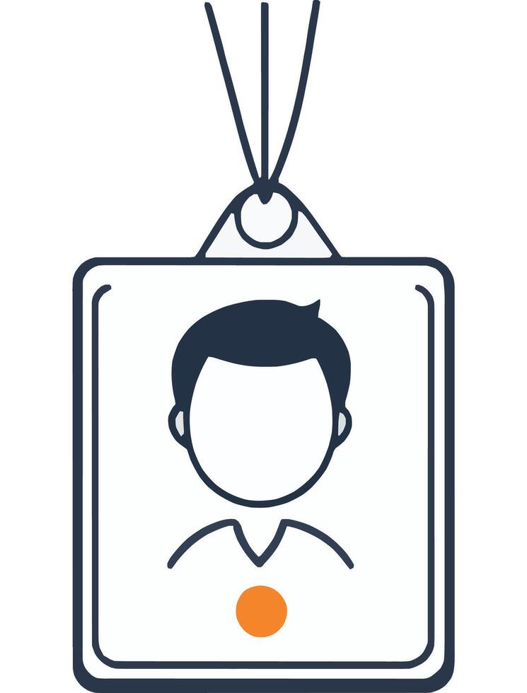 Person Badge Identification Card Profile Design 60256716 Vector Art at ... Person Badge Identification Card Profile Design 60256716 Vector Art at ...