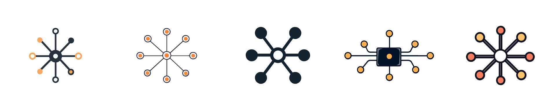 Network Connection And Data Integration Framework 60256853 Vector Art At Vecteezy