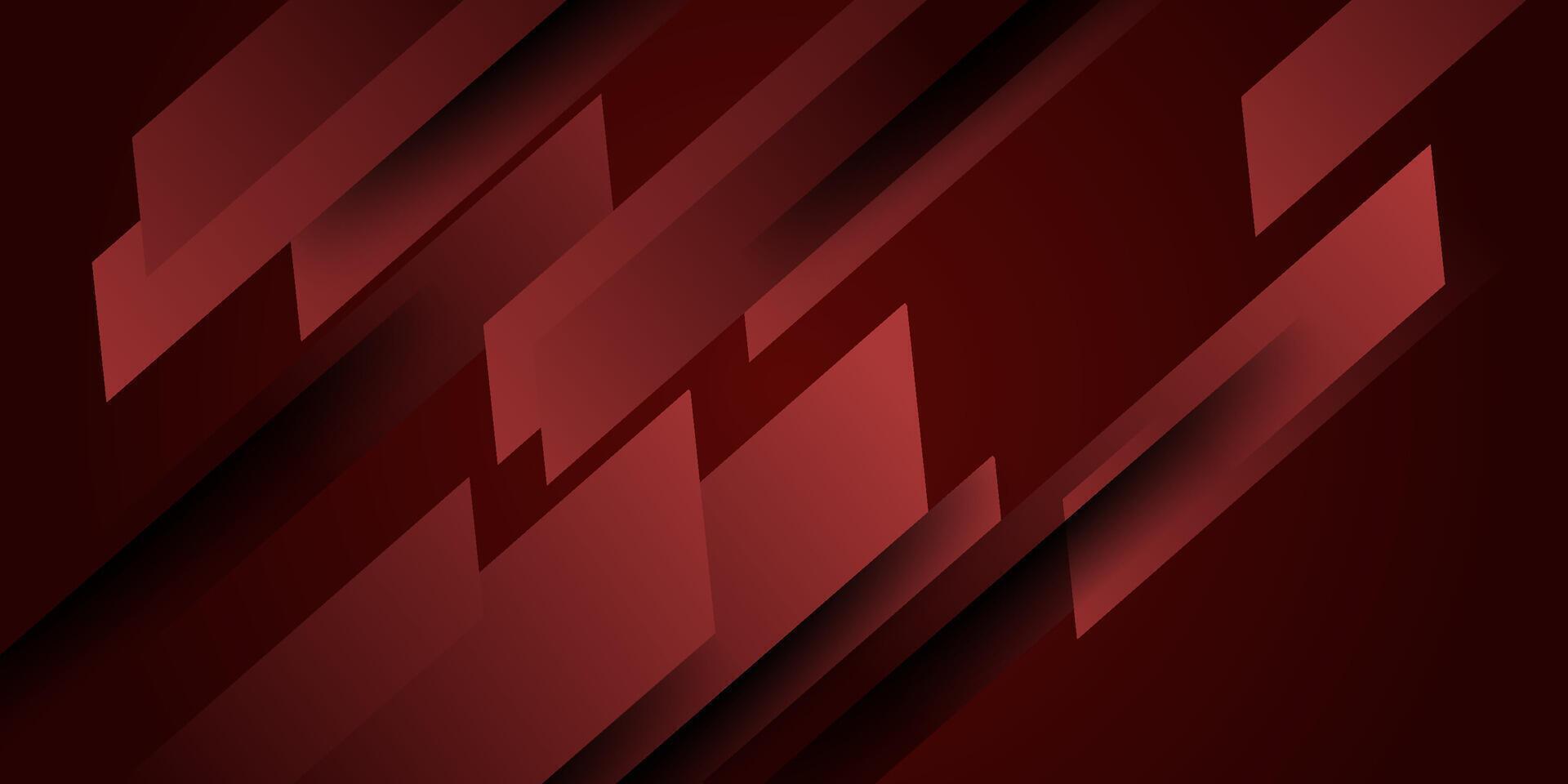 Abstract dark red background. Simple overlapping triangle pattern with shadow. Eps10 60258190 ...