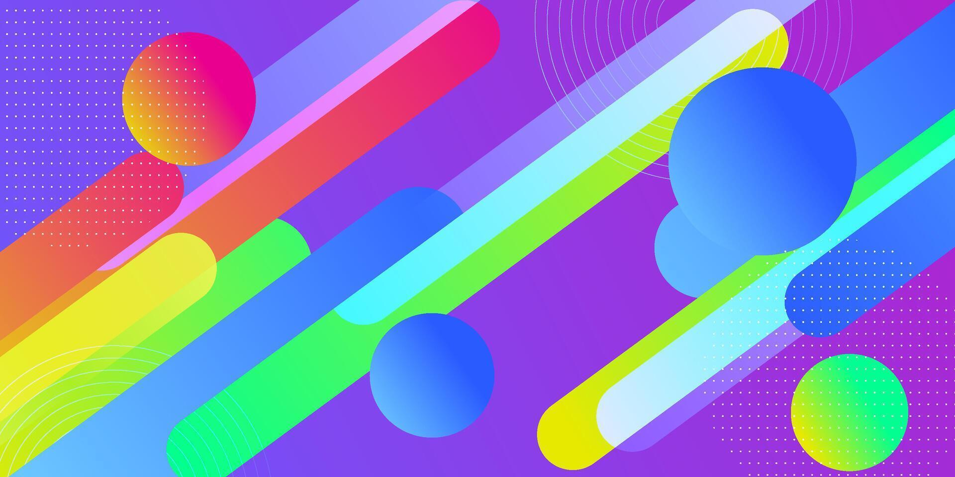 Abstract Dynamic Colorful Gradient Background With Simple Pattern