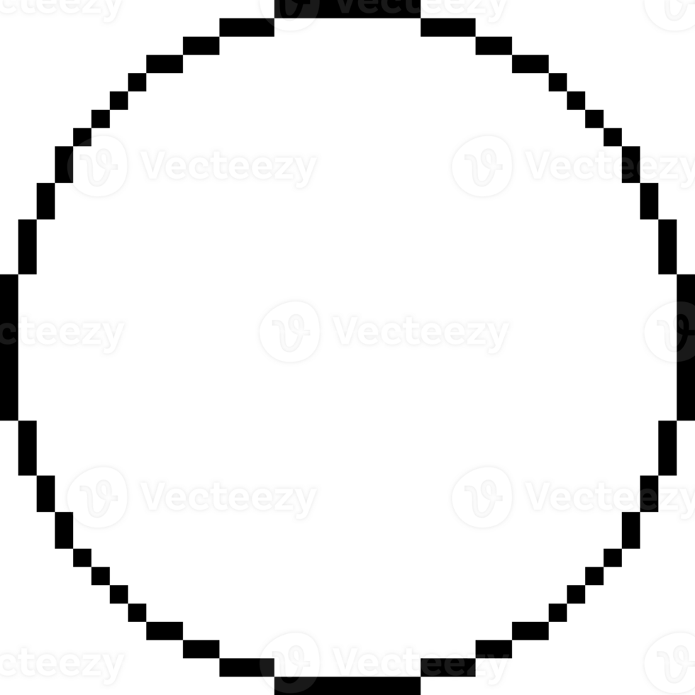 Pixel art. Circle 60280557 PNG