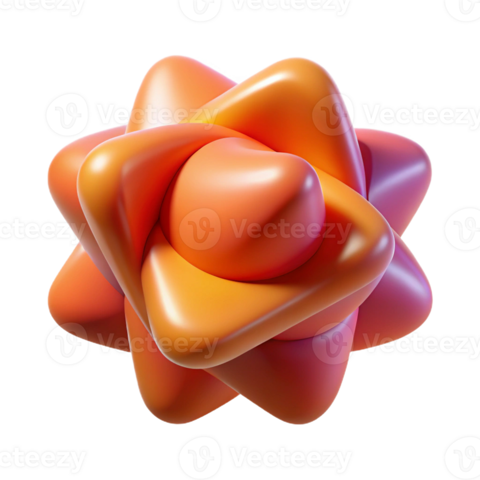 Magnificent Futuristic Concept Art Style Isolated Cutout Of A Single Abstract Color Palette