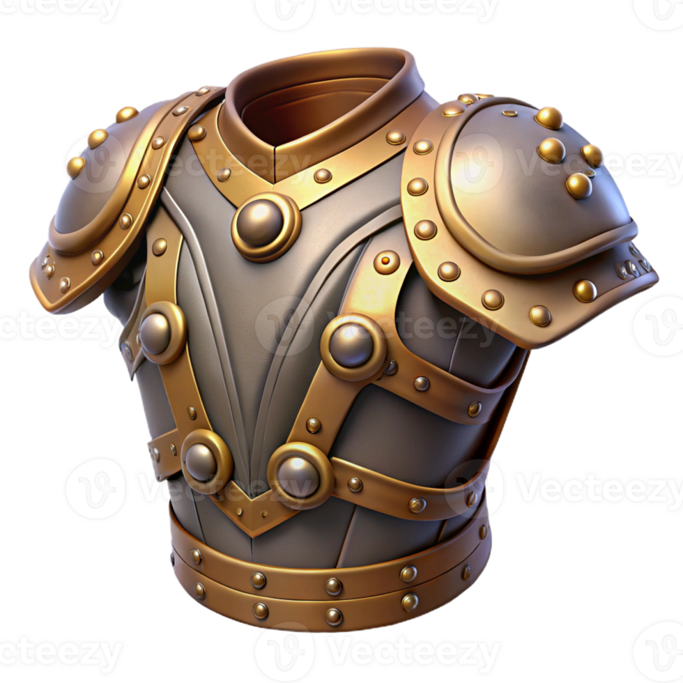 distinctive art deco Steampunk shoulder armor with intricate plating ...