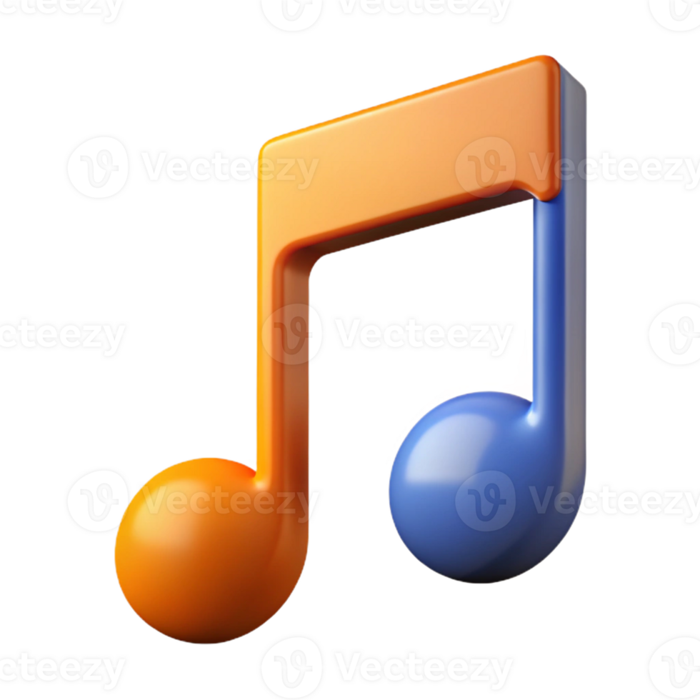 Fascinating Peaceful Modern Pictogram Of A Music Note Clean Lines Symmetrical Design Scalable