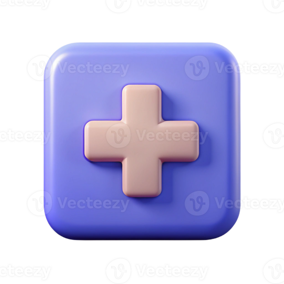 Glorious Unforgettable Square Logo With A Simple Plus Sign Clean Lines Flat Color Symmetrical