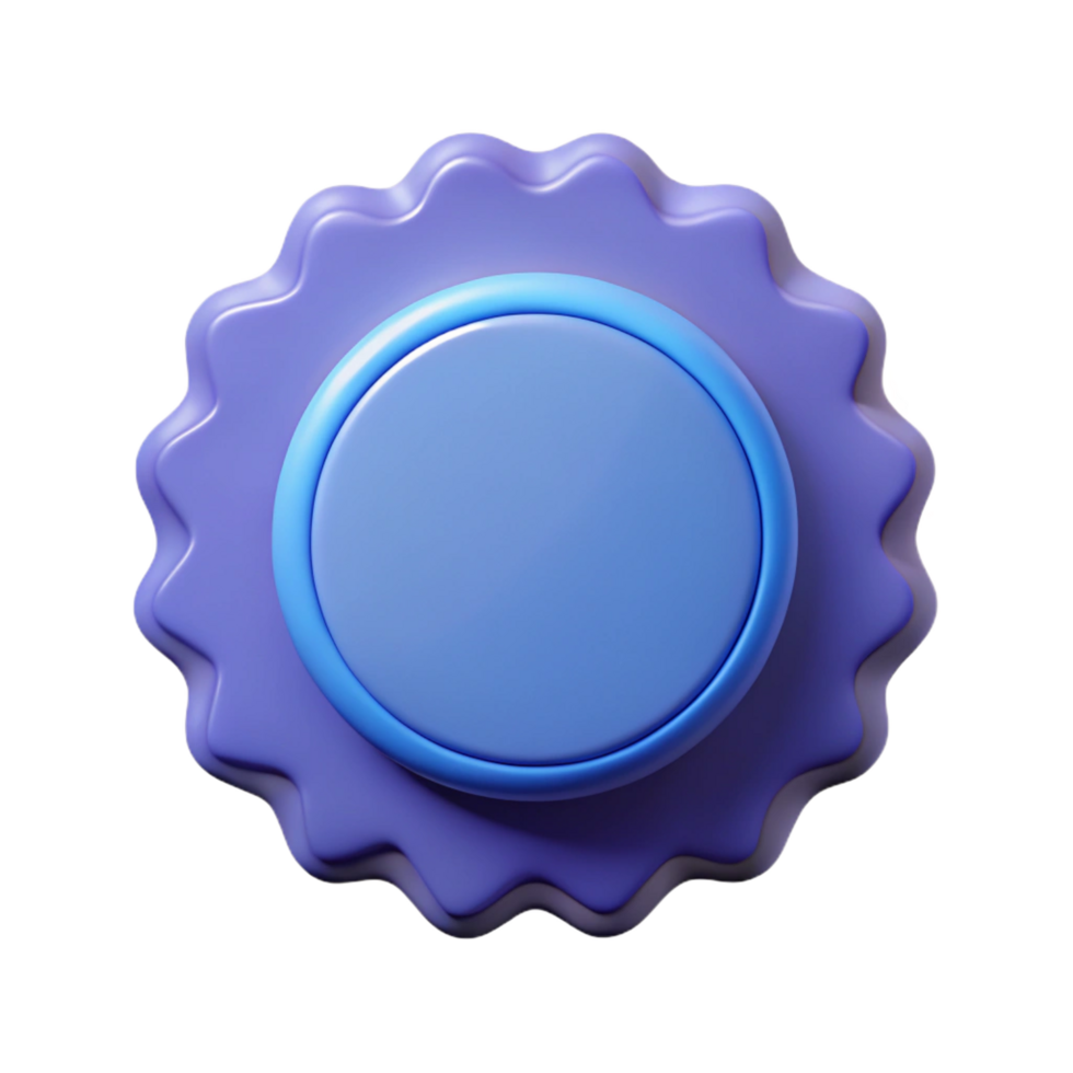 Bold Magnificent Circular Badge Clean Lines Minimal Design Flat