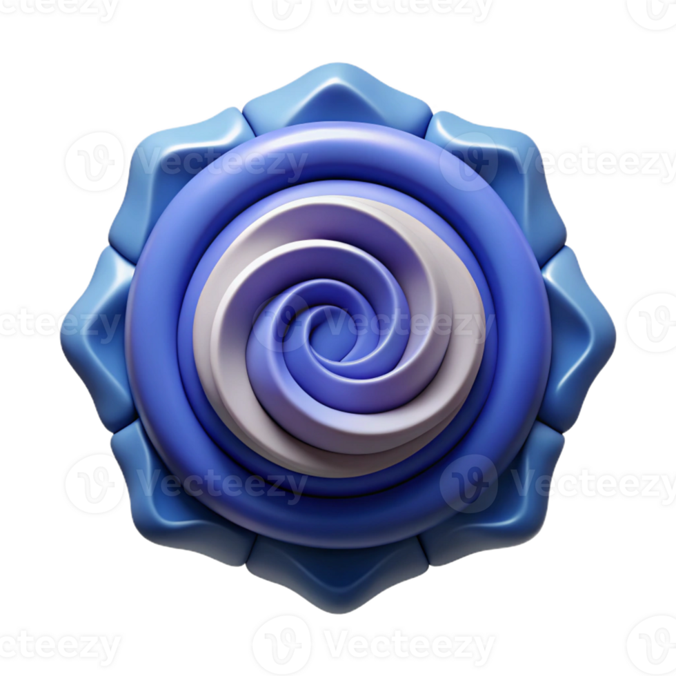 Beautiful Contemporary Spiral Badge Scalable Geometric Clean Lines Scalable Design Artisan