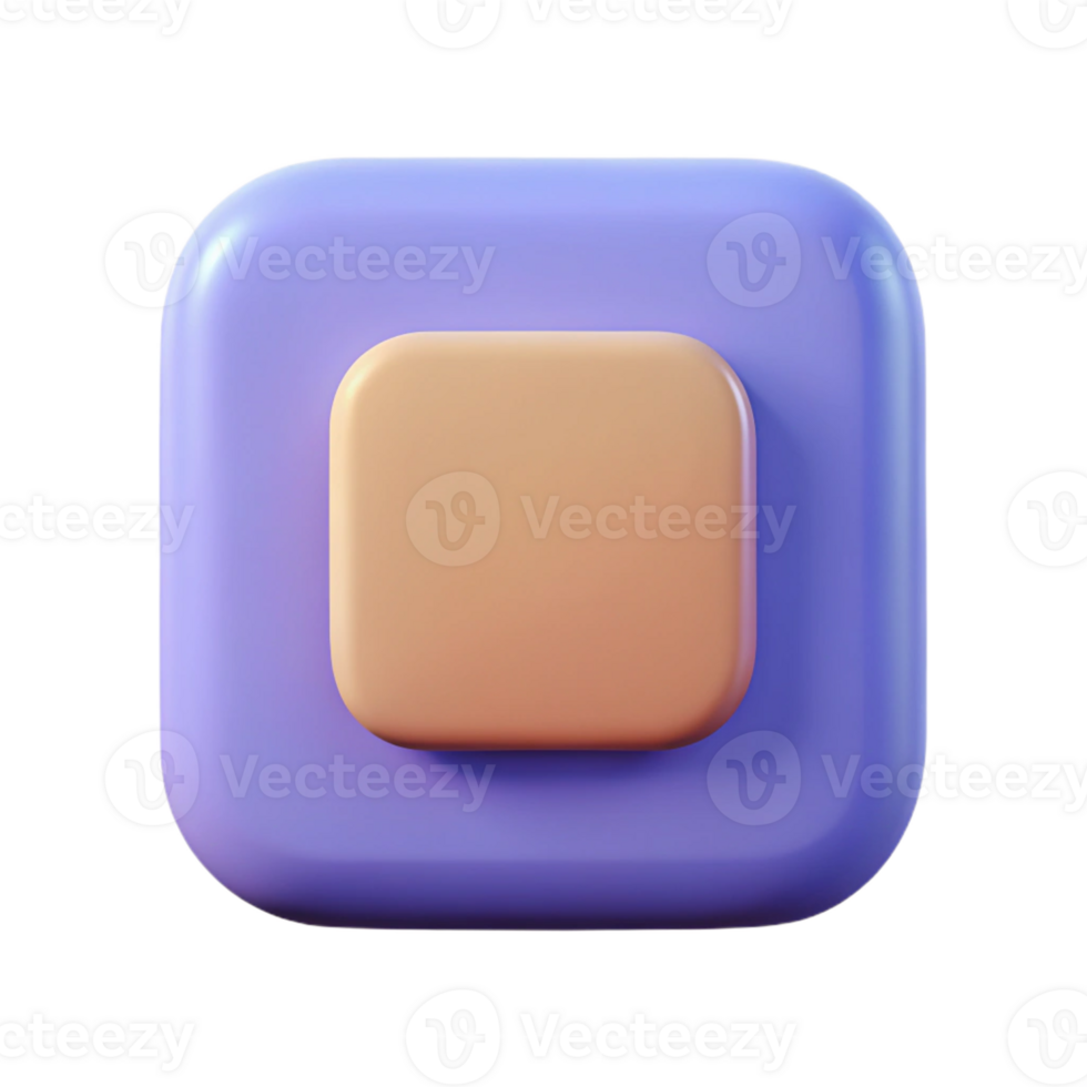 Mesmerizing Reflective Mid Century Rounded Square Badge Flat Color Scalable Clean Lines