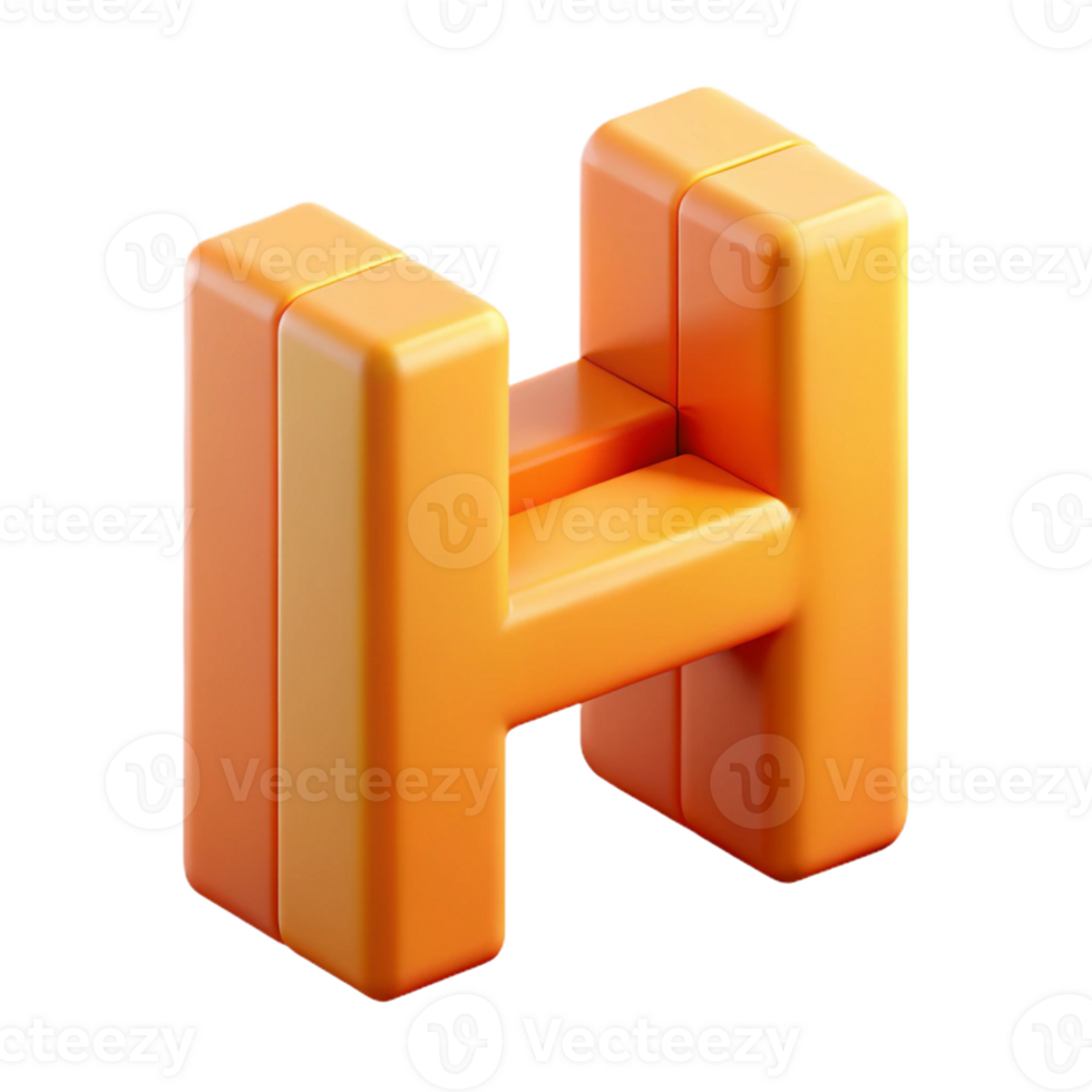 Spectacular Exemplary Symmetrical H Made Of Rectangles Flat Color Crisp Edges Scalable Design