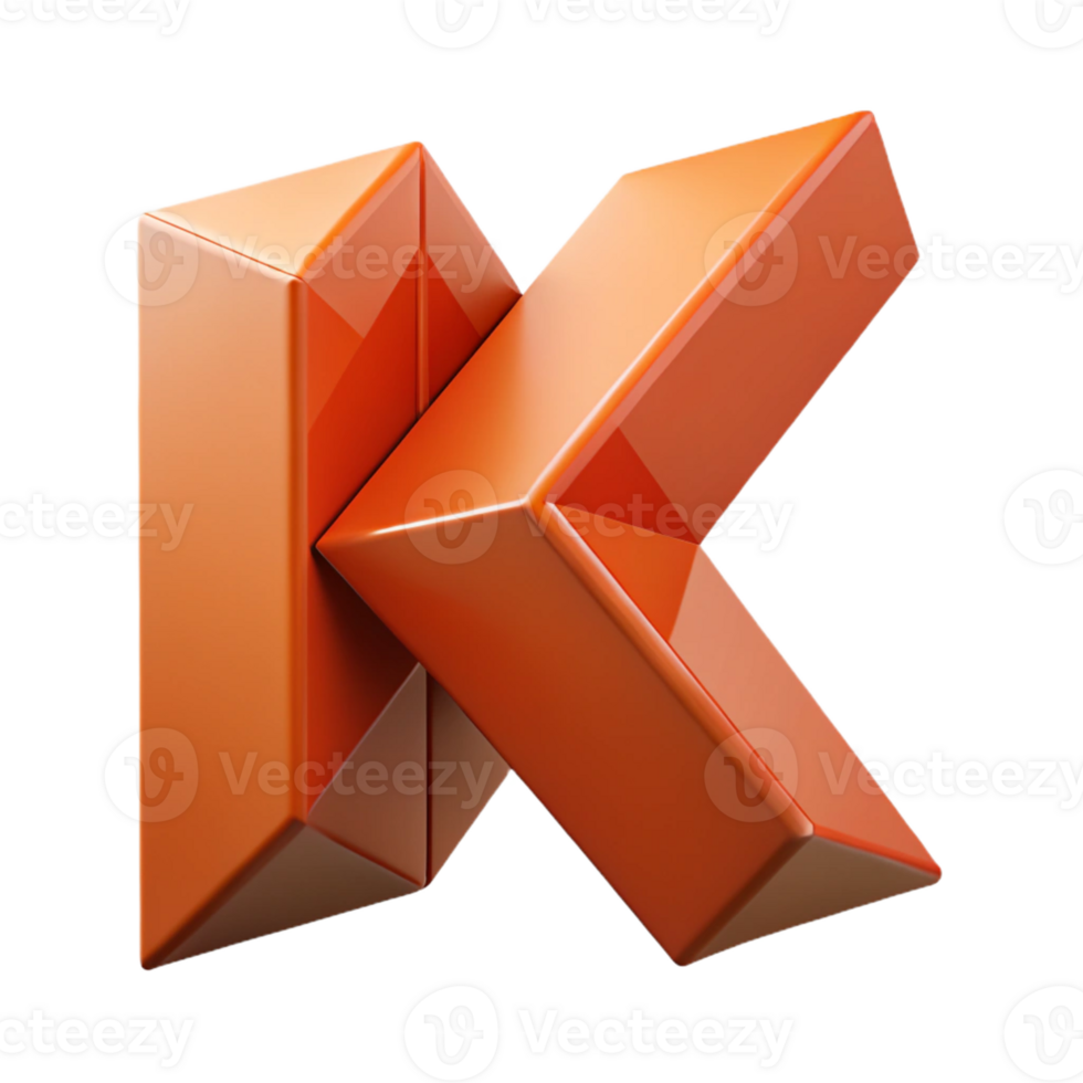 Dramatic Unforgettable Geometric K With Sharp Angles Flat Color Crisp Edges Scalable Design