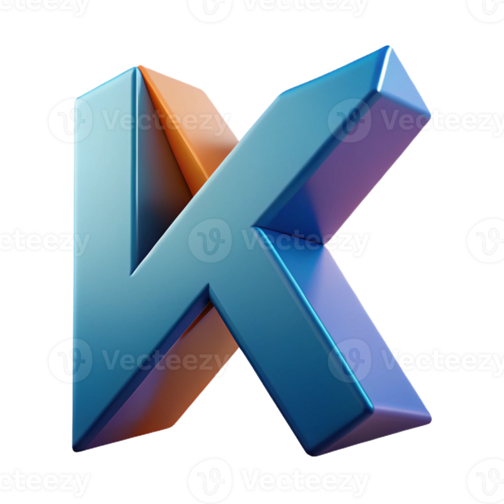 Exquisite Victorian Geometric K With Sharp Angles Flat Color Crisp Edges Scalable Design Top