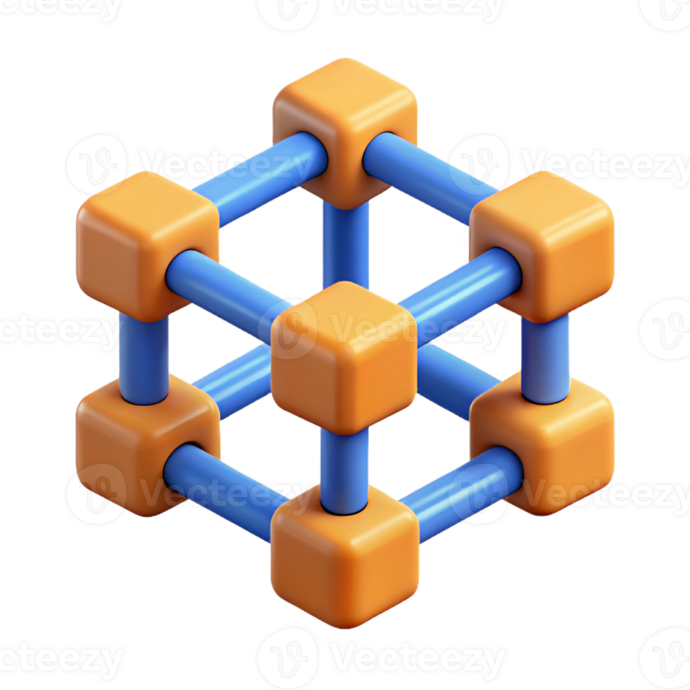 Memorable Traditional Crisp Edges Single Weight Stroke Interconnected Squares Scalable Design