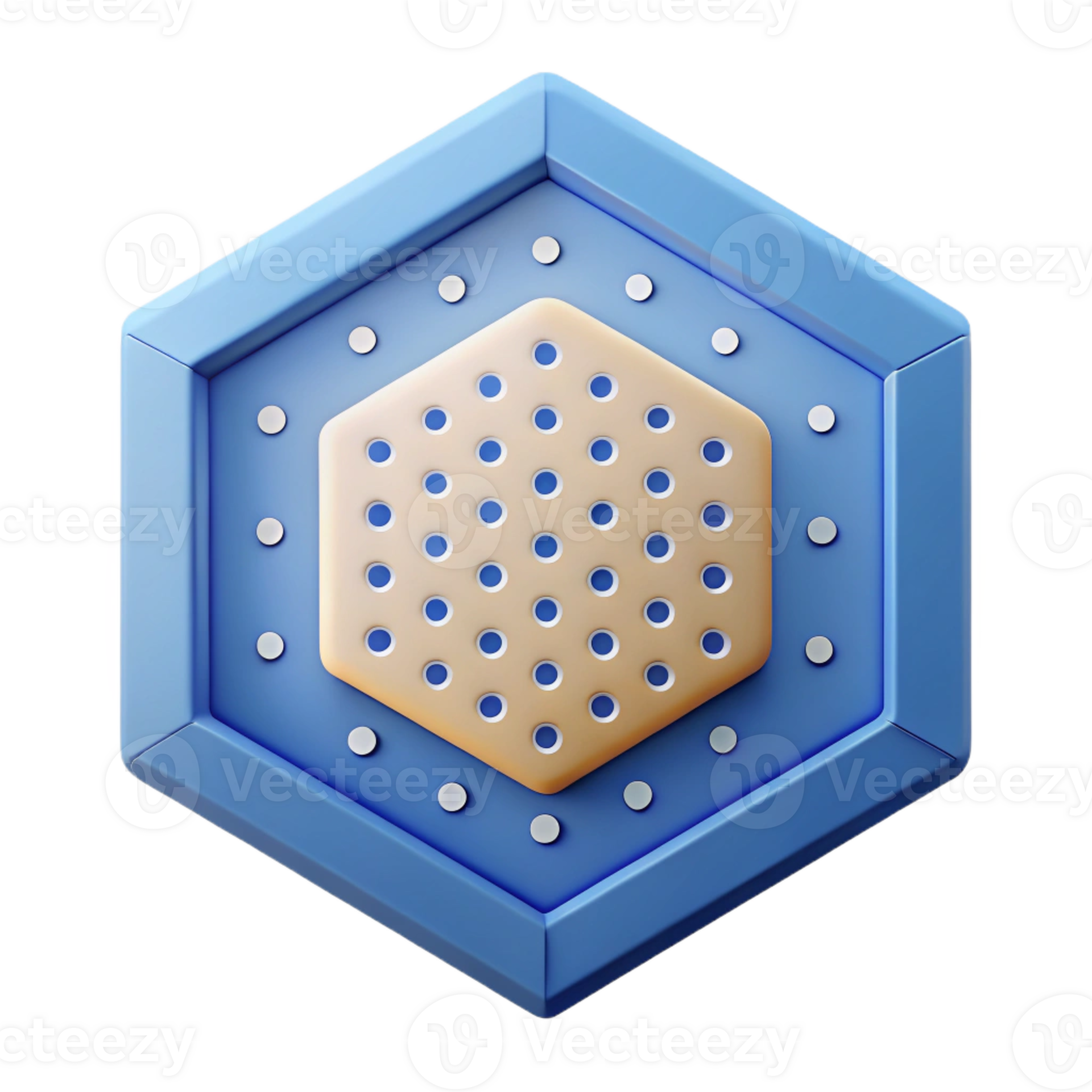 vibrant nostalgic tropical Minimal, overlapping hexagon pattern with ...