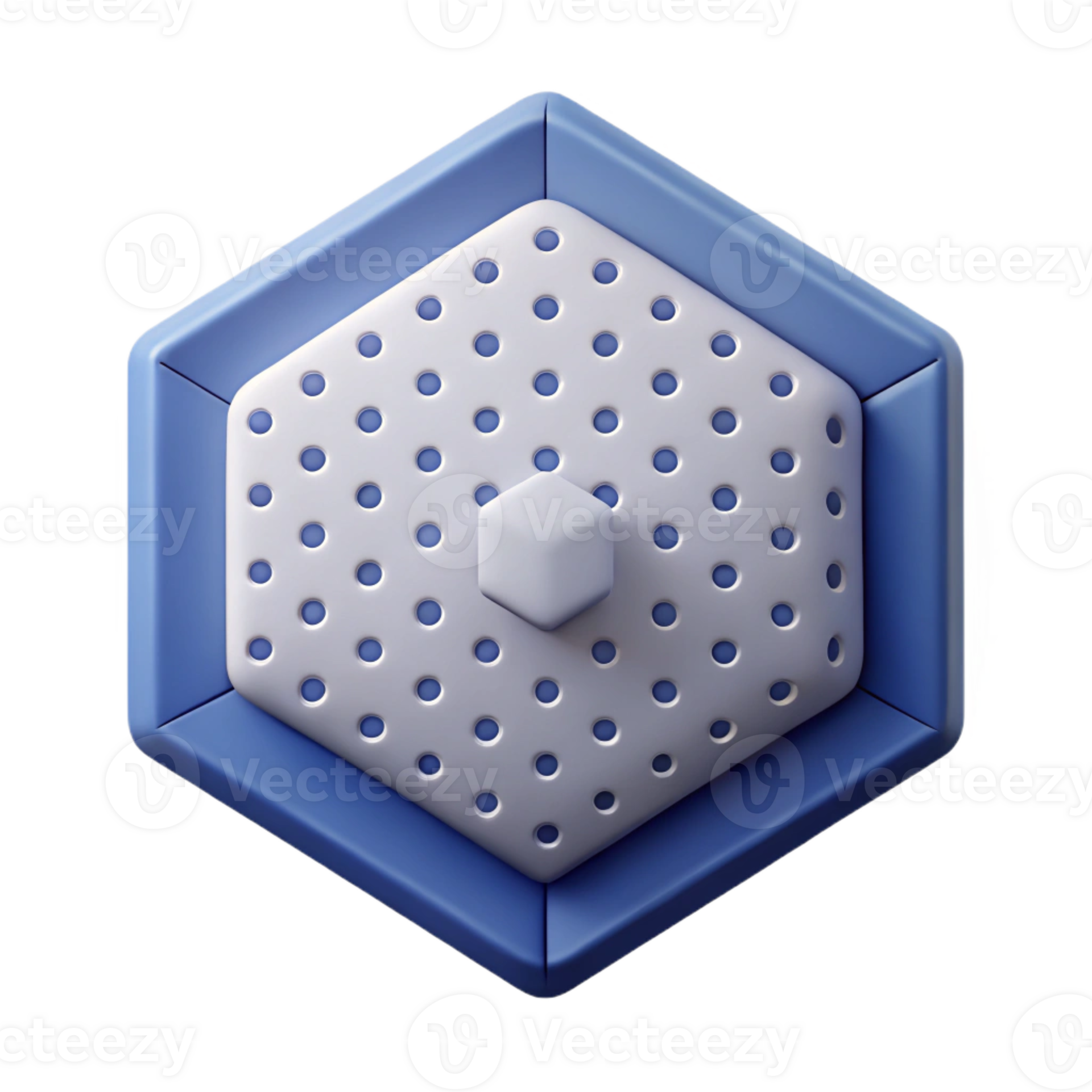 dazzling inspired Minimal, overlapping hexagon pattern with dots ...