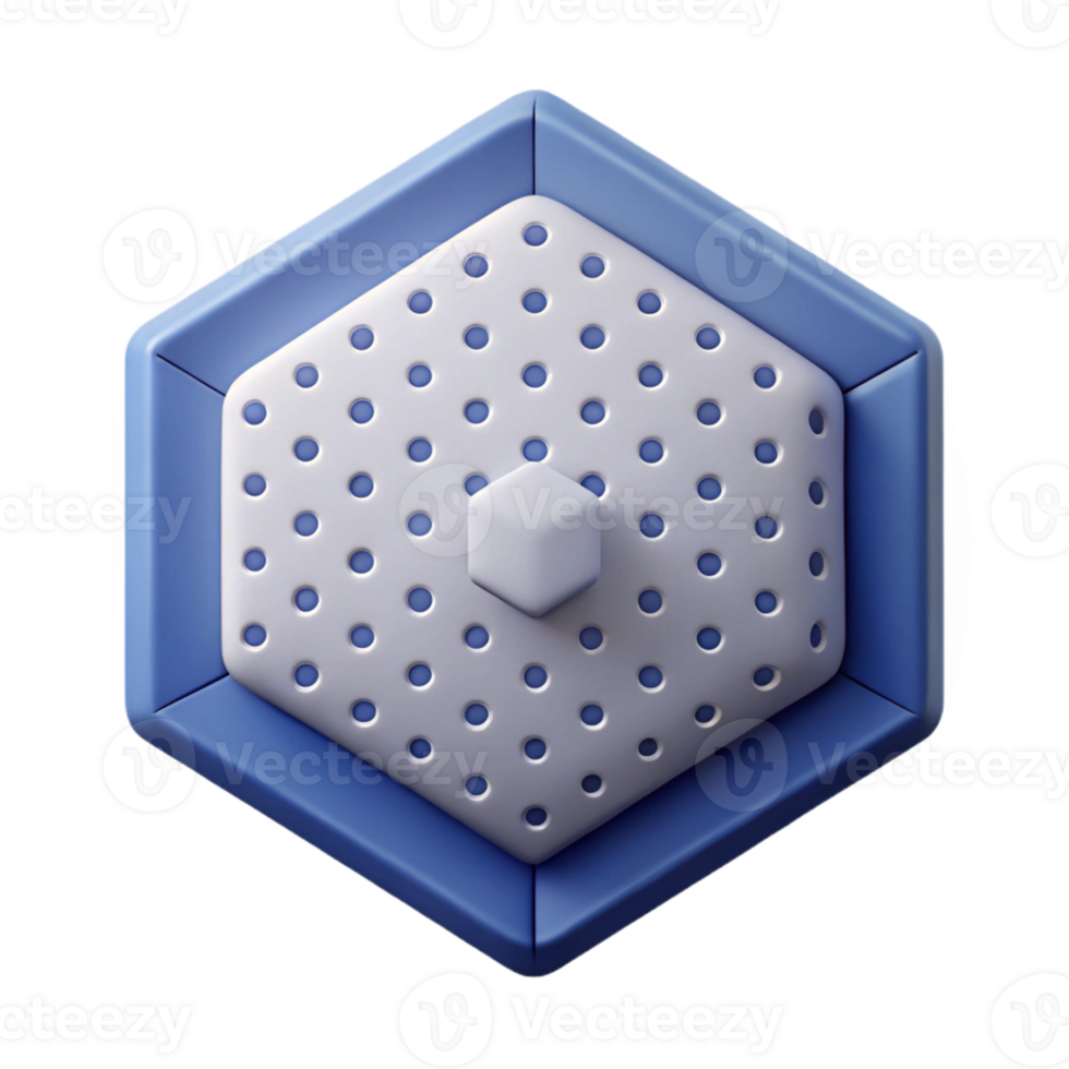 dazzling inspired Minimal, overlapping hexagon pattern with dots ...