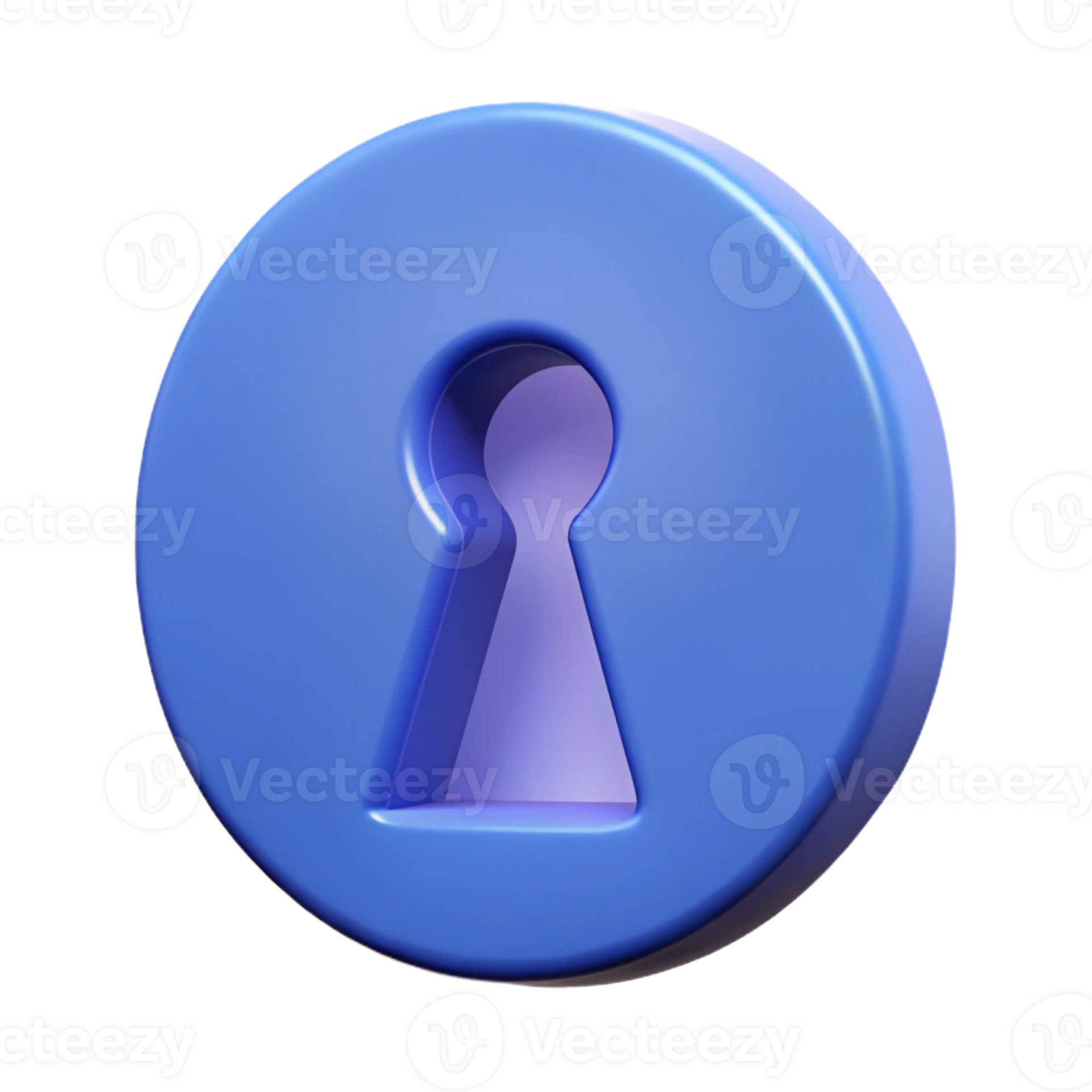 harmonious alluring Keyhole shape with crisp edges and flat color. Scalable, minimal design ...