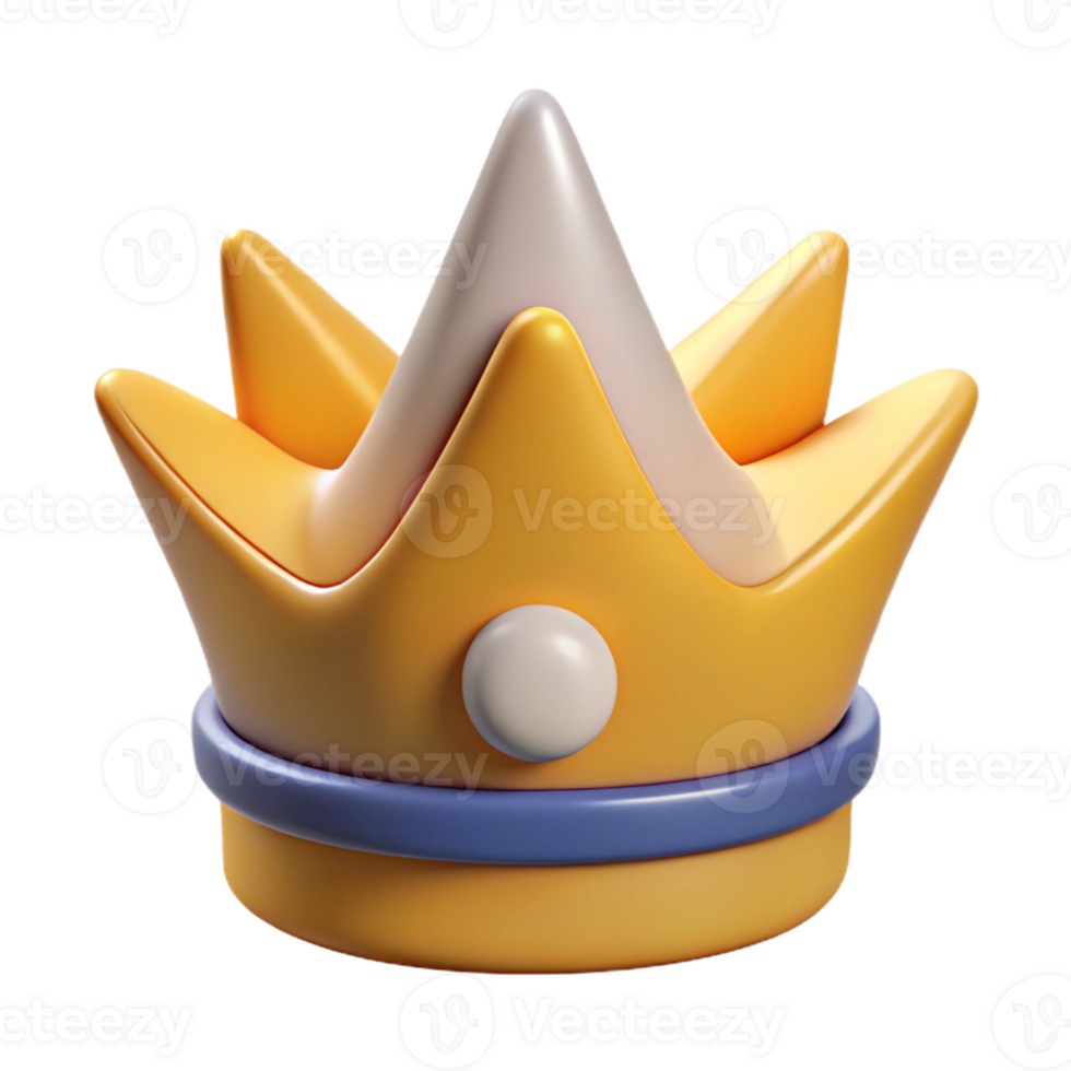 Beautiful Ethereal Elegant Stylized Crown Icon With Clean Lines Flat Color Minimal Scalable