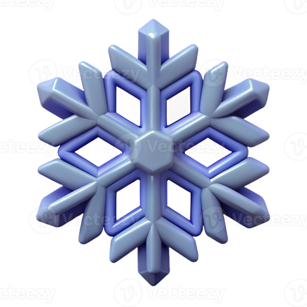 Quintessential Art Deco Symmetrical Geometric Snowflake Design Flat Color Clean Lines