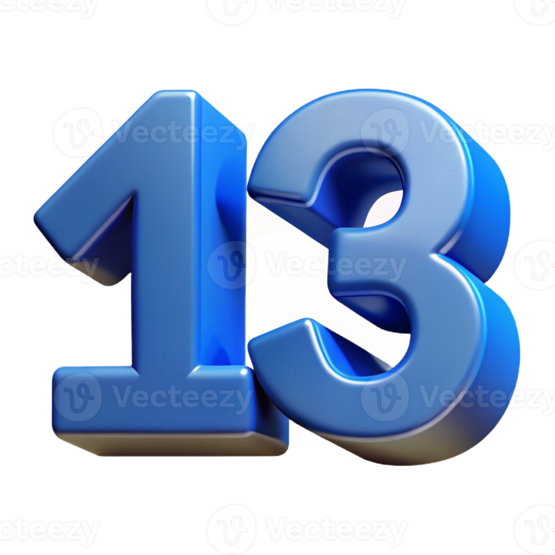 beautiful remarkable Geometric numerals with clean lines and flat blue color. Crisp edges ...