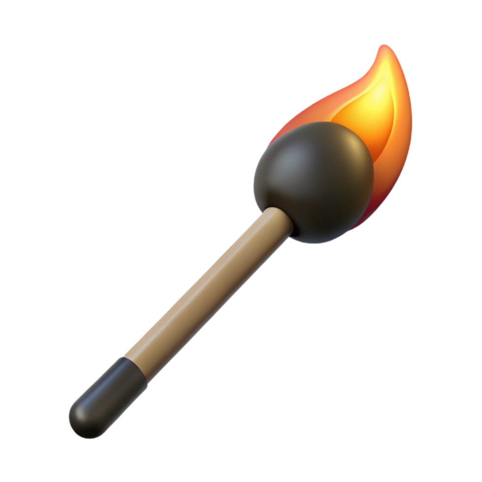 Mesmerizing Timeless Photorealistic Isolated Cutout Of A Single Burnt