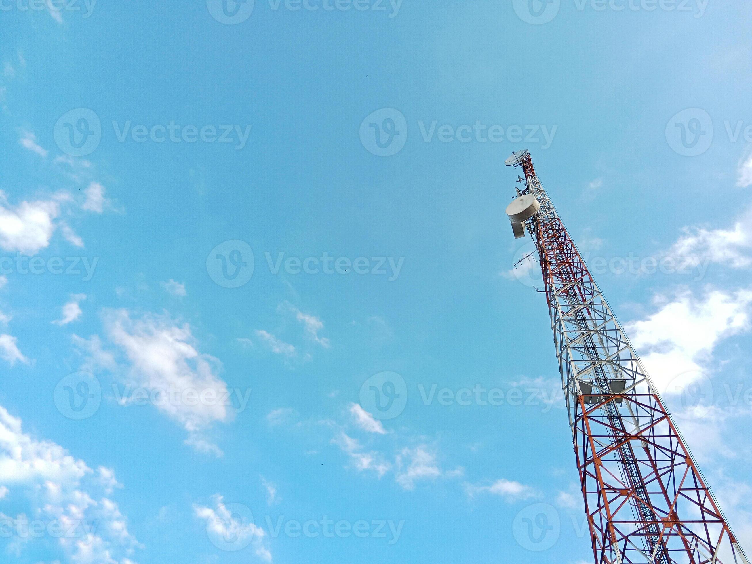 Telecommunication tower with beautiful sky 60352473 Stock Photo at Vecteezy