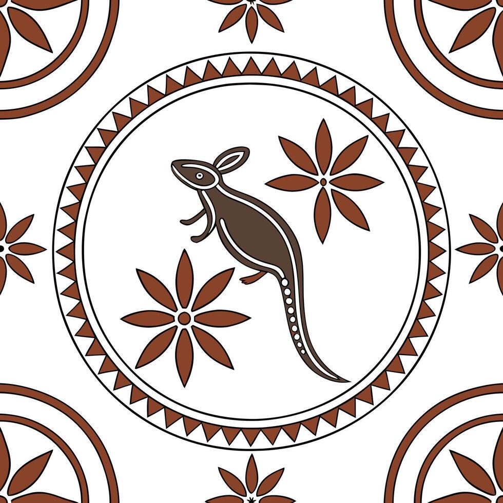 Create seamlessestiles pattern using traditional Aboriginal Australian ...