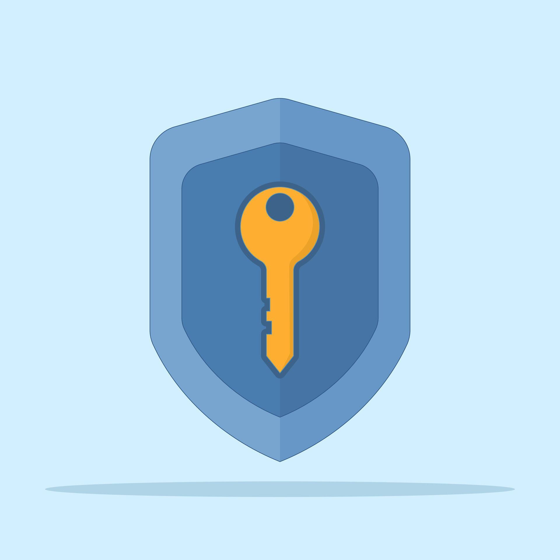 Security And Protection Encryption System Concept Access Key Password
