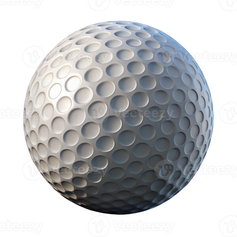 Immaculate Calm Retro Professional Render Isolated Cutout Hyper Specific Single Golf Ball