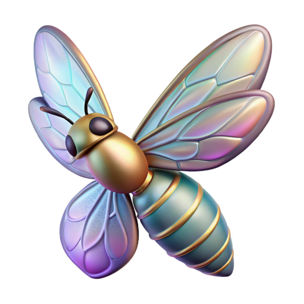 Sought After Renaissance Hyper Specific Photorealistic Isolated Cutout Of A Single Bee Wing