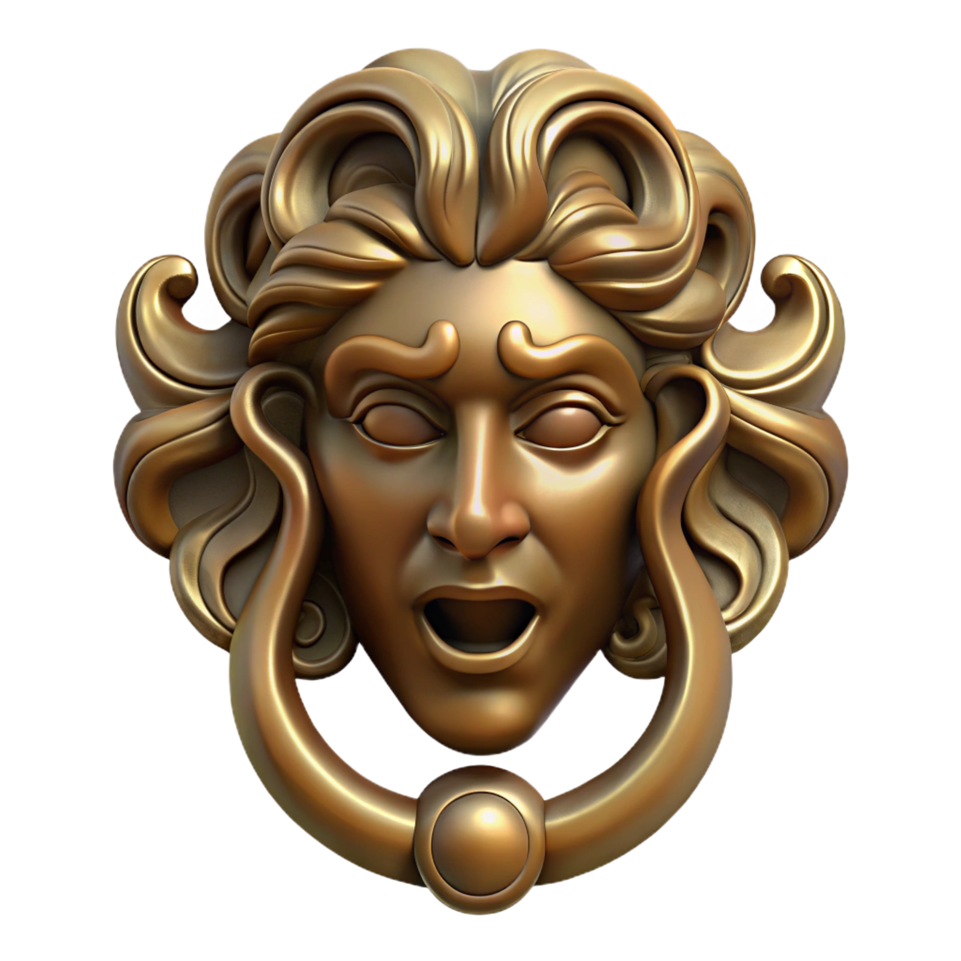 Radiant Celebrated Isolated Cutout Hyper Specific Concept Art Style Of An Art Nouveau Door