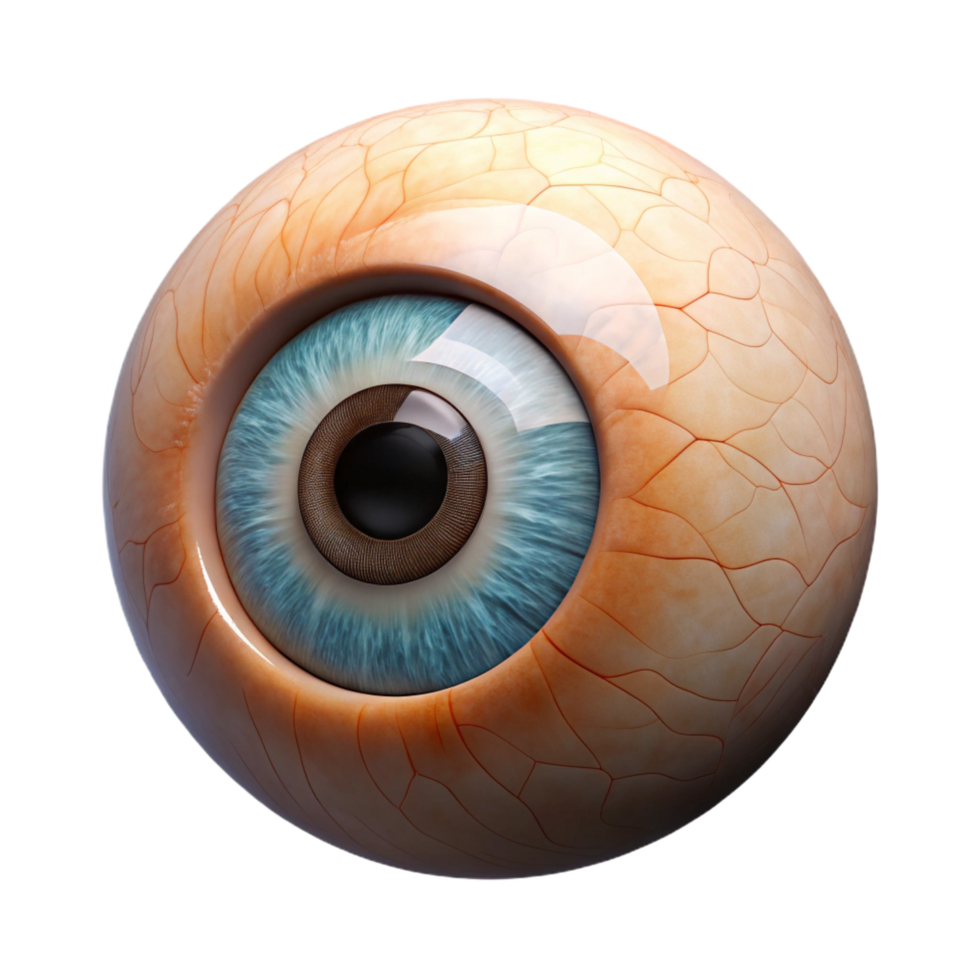 Radiant Memorable Photorealistic Isolated Cutout Of A Single Human Eye