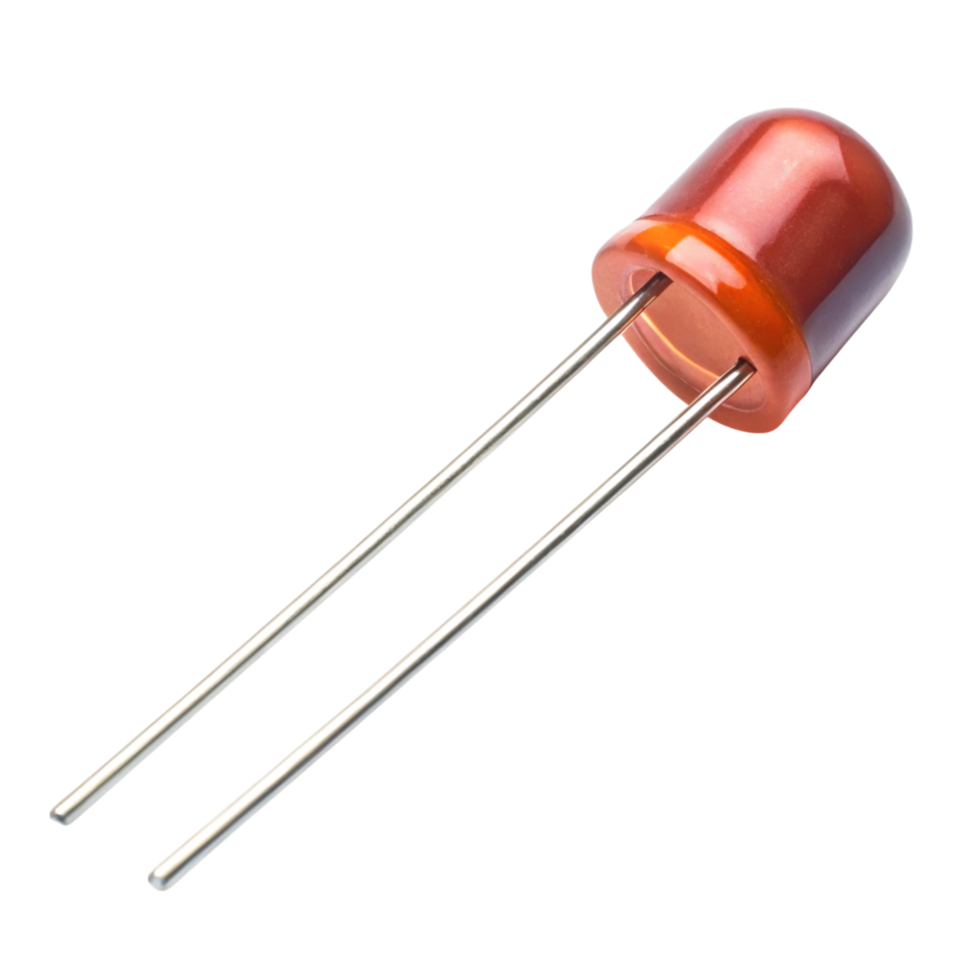 Light Dependent Resistor LDR Component Isolated on Transparent ...