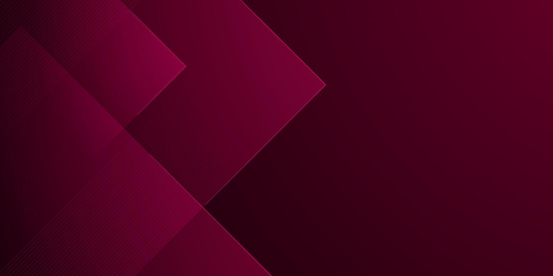 Abstract dark red background with overlap square pattern. Simple and modern background design ...