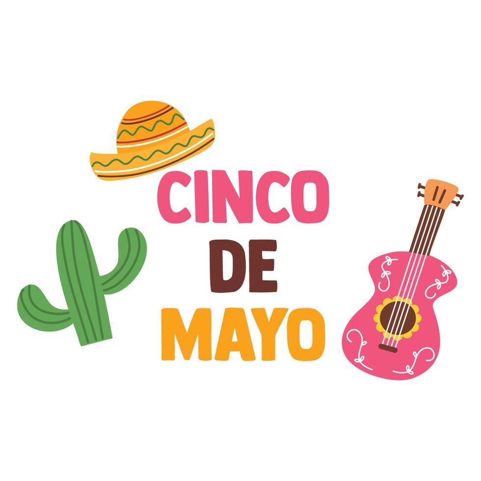 Cinco de Mayo - May 5, federal holiday in Mexico 60434838 Vector Art at ...