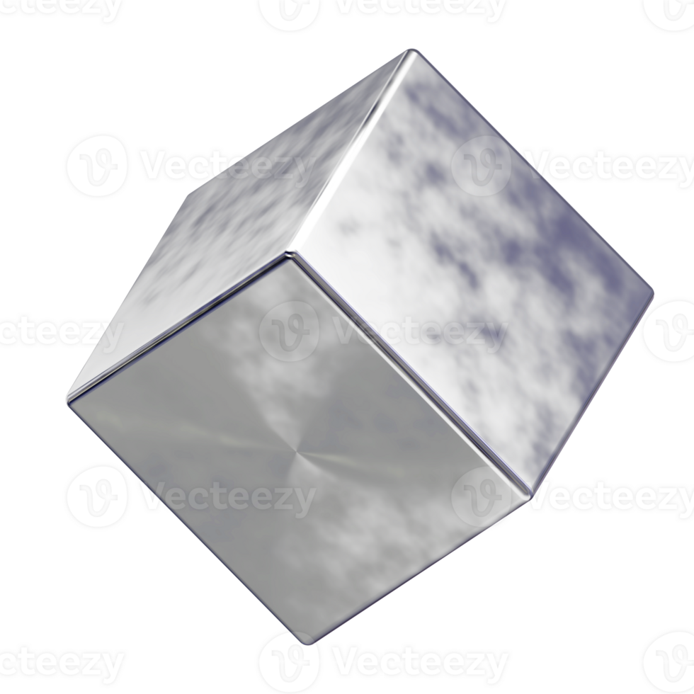 Rotating Metal Cube 60438719 Png