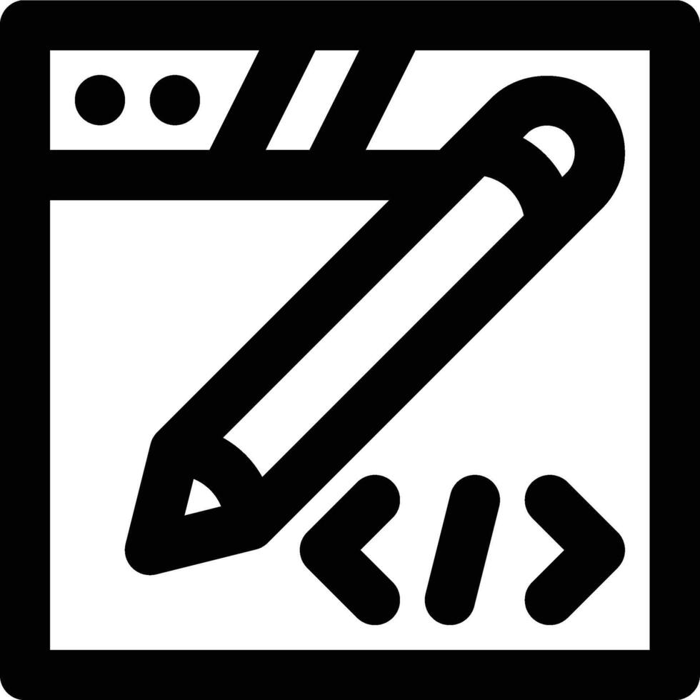 Web Design, Web Designing, Web Development Outline Icon 60441399 Vector ...