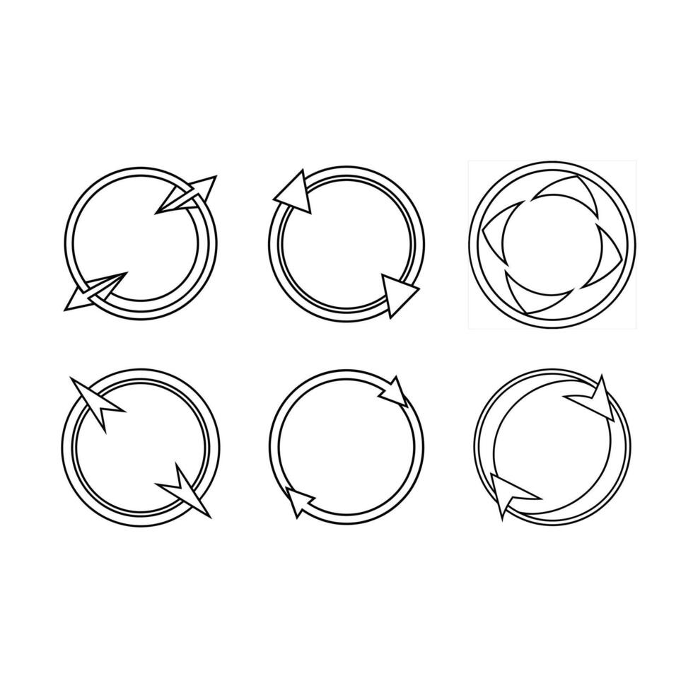 Circular Arrow Icon Loop Reload Or Refresh Symbol Design 60443316