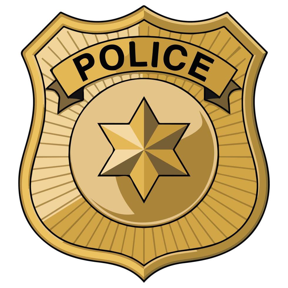 Art Law Enforcement Badge Police Zippered Padfolio Law Enforcement