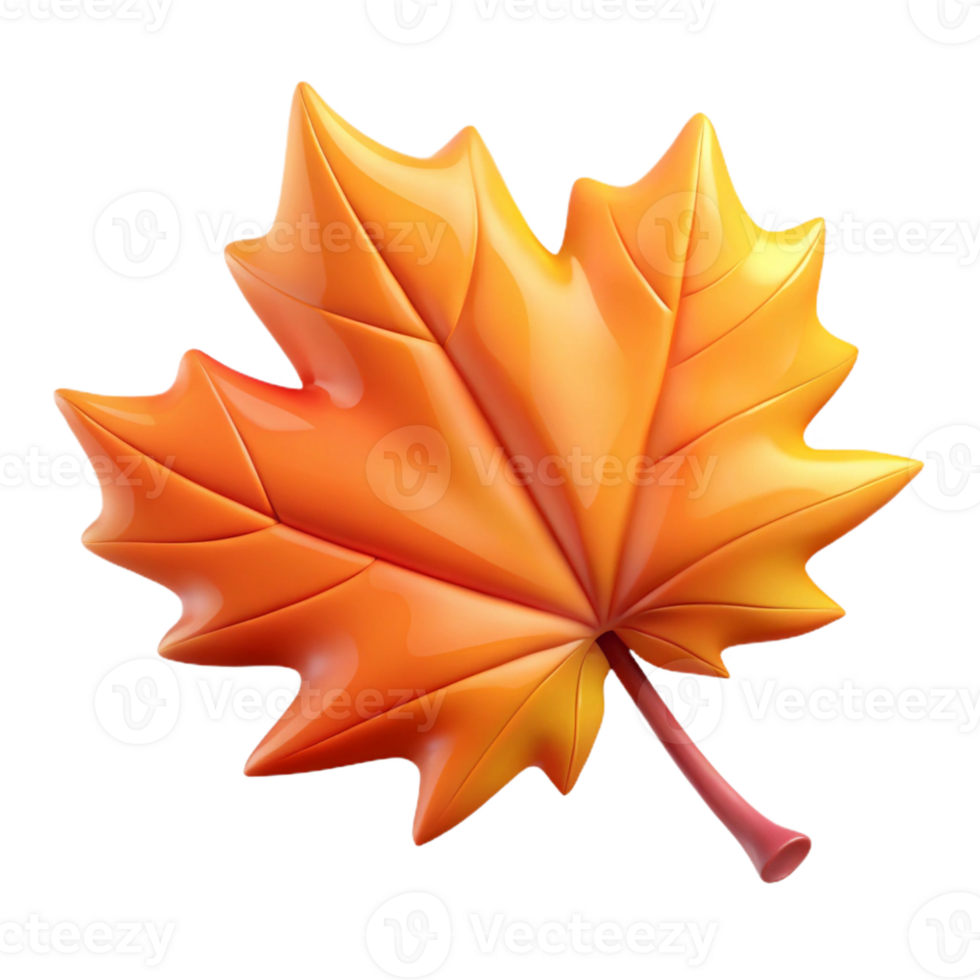 Magnificent Notable Hyper Specific Professional Render Of A Single Fallen Autumn Leaf Maple With