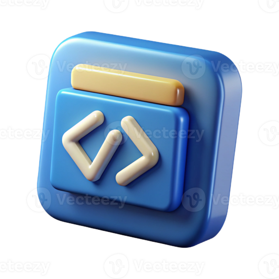 fascinating abstract Software development code icon with Transparent ...