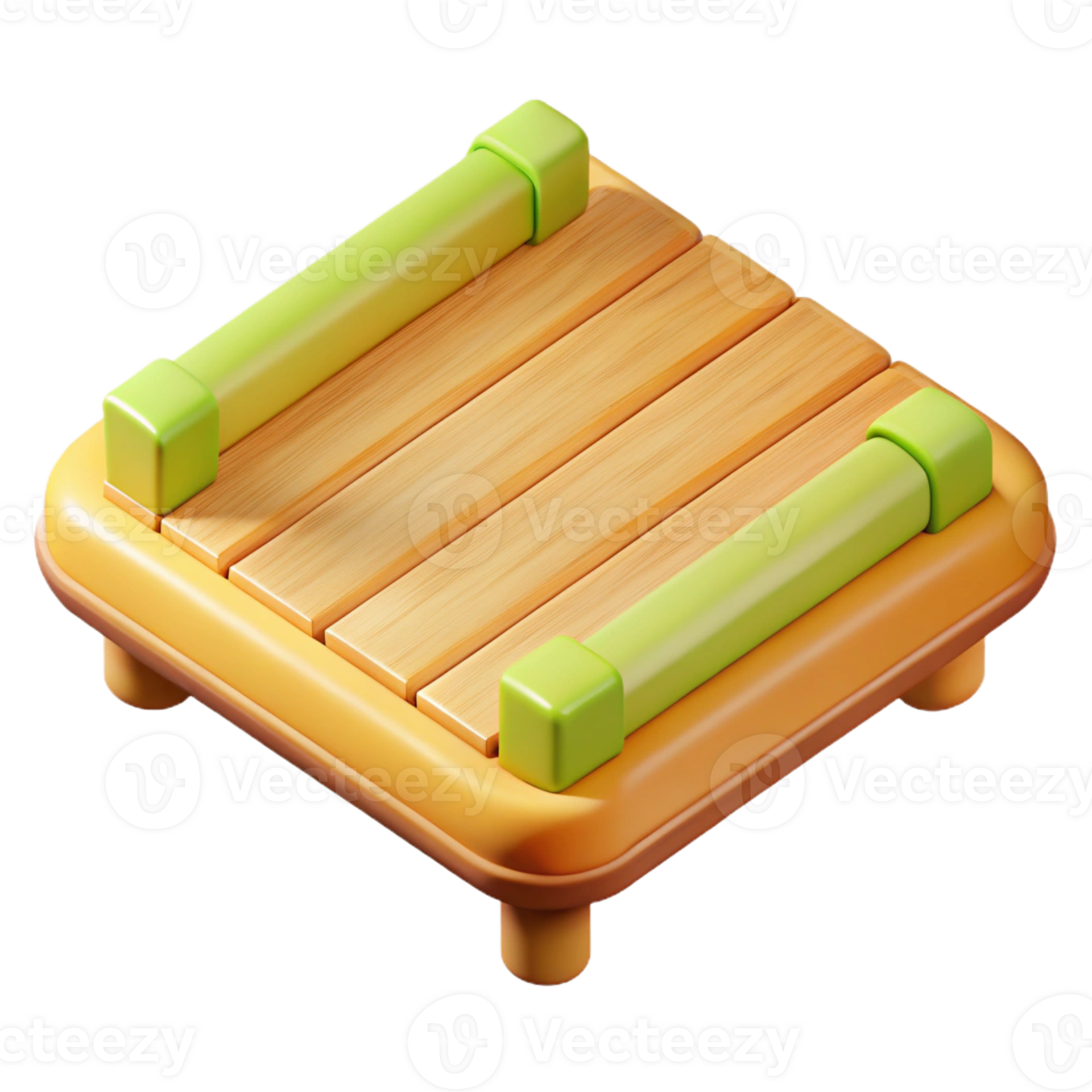 Impressive Inspired Hyper Specific Professional Render Of A Single Bamboo Floorboard Isolated