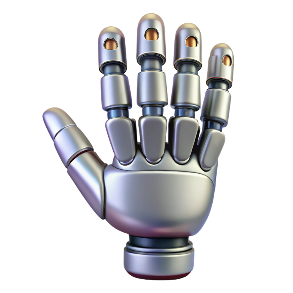 Glorious Surreal Hyper Specific Concept Art Style Render Isolated Cutout Of A Robotic Hand With