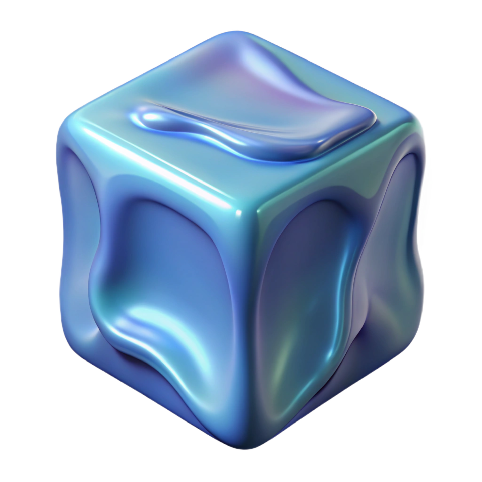 Intense Mesmerizing Hyper Specific Photorealistic Render Of A Single Melting Ice Cube With
