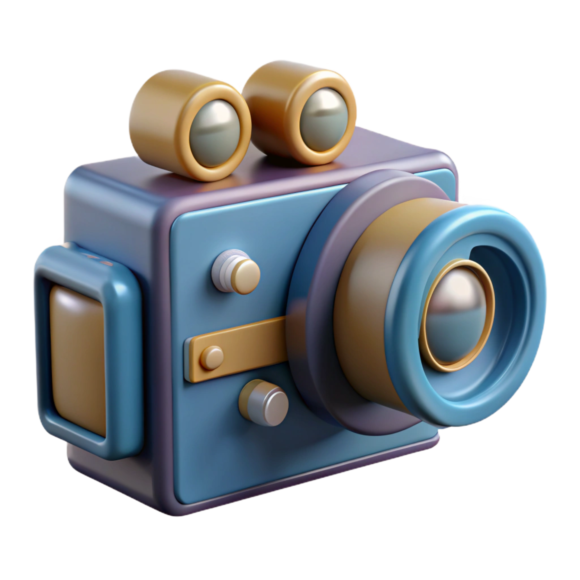 Pristine Standout Isolated Cutout Of A Single Vintage Film Camera Hyper Specific Professional